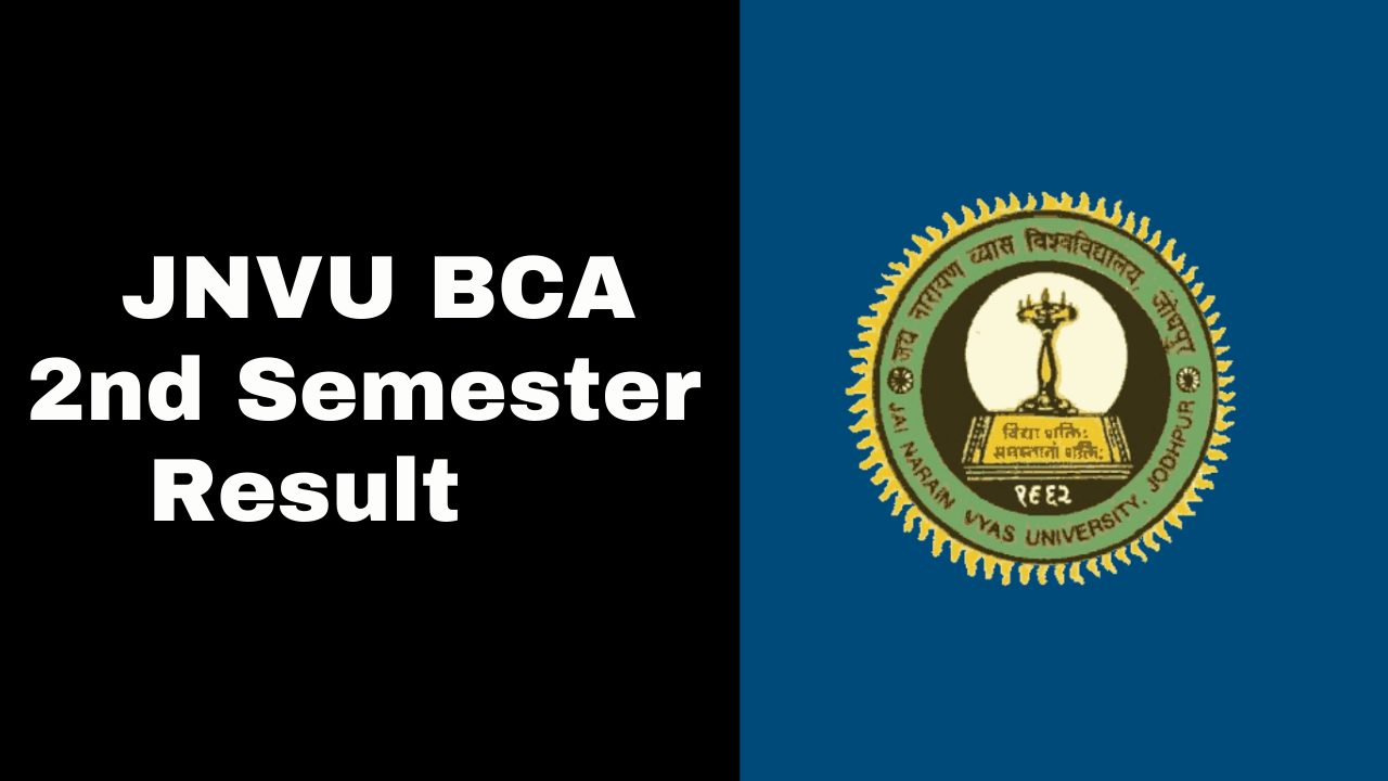 JNVU 2nd Semester Exam Form 2025 Apply Now - JNVU Portal | JNVU Online ...