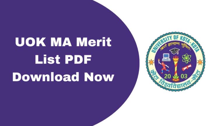 UOK MA Merit List 2025 Download Now - UOK latest Updates
