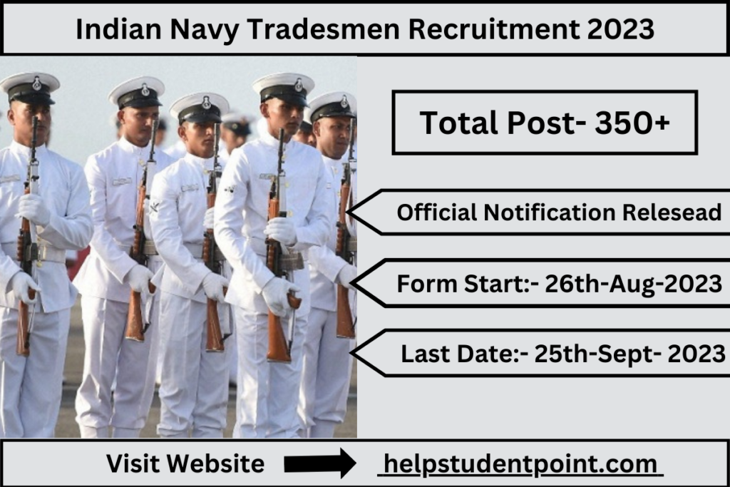 Indian Navy Tradesmen Recruitment 2025: इंडियन नेवी ट्रेड्समैन भर्ती ...